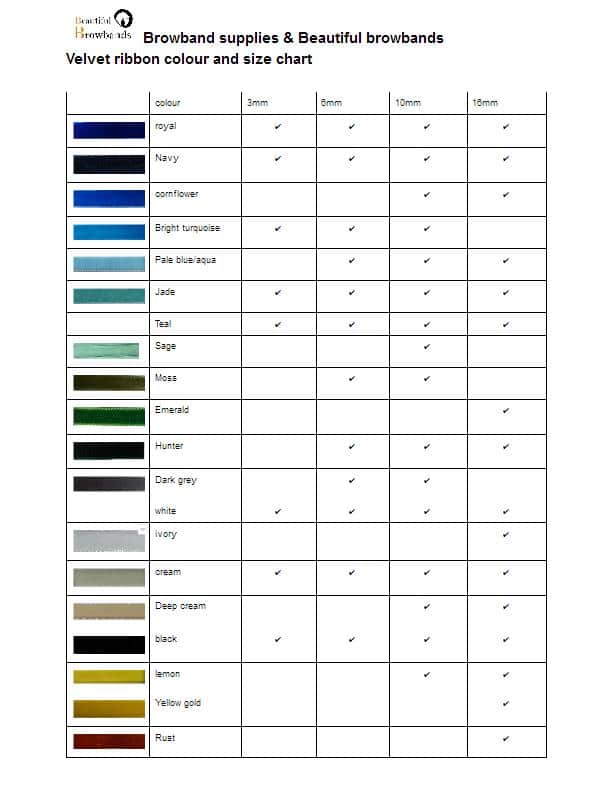 ribbon – Browband Supplies Ltd